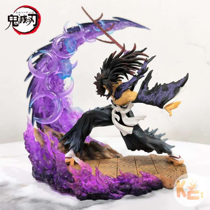 Jual Action Figure Led Kokushibo Tsugikuni Michikatsu Moon Breathing ...