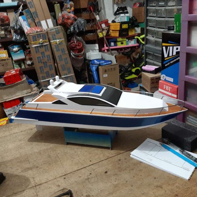 Jual Rc Boat Brushless Semi Princess Hand Made Bahan Pvc Panjang Hull ...