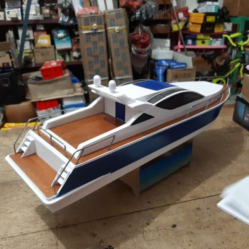 Jual Rc Boat Brushless Semi Princess Hand Made Bahan Pvc Panjang Hull ...