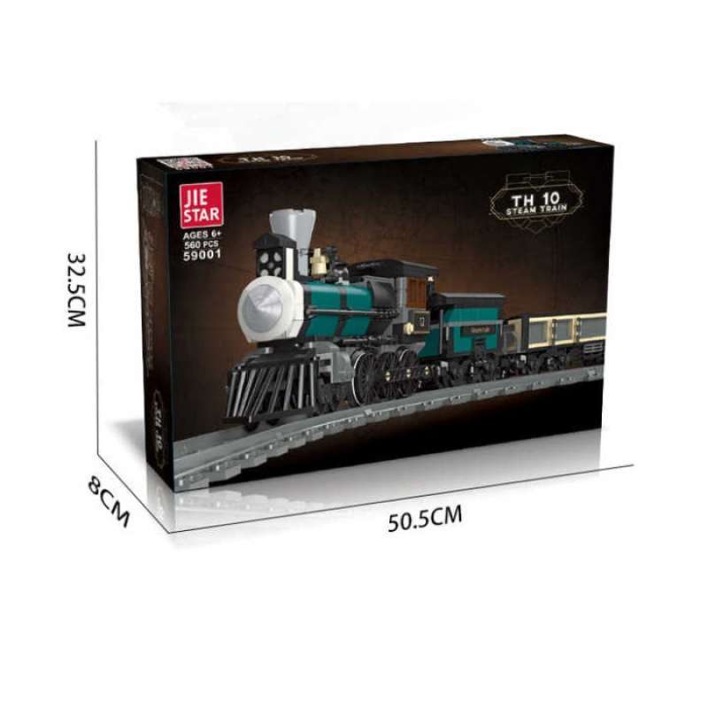 Jual City Steam Train Set Kereta Api Brick - 58009-3 Di Seller Sweet ...