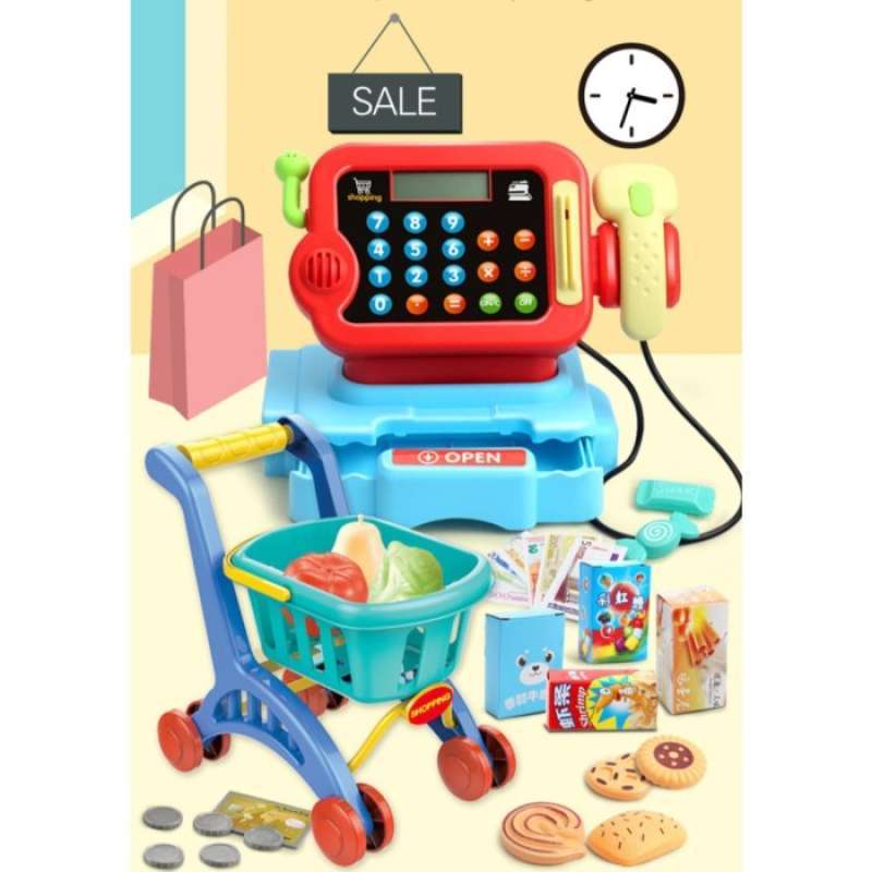 Jual Mainan Kasir Kasiran, Kasir Anak, Cash Register Toy,kasir Mainan ...