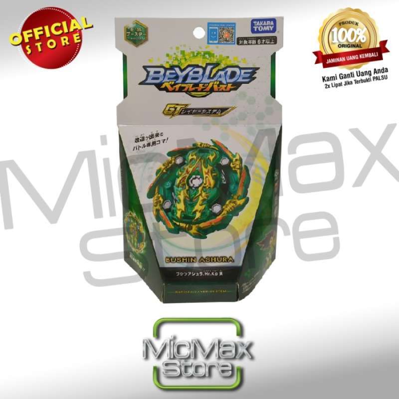 Jual Beyblade Burst Gt B135 B 135 Booster Bushin Ashura .hr.kp Di ...
