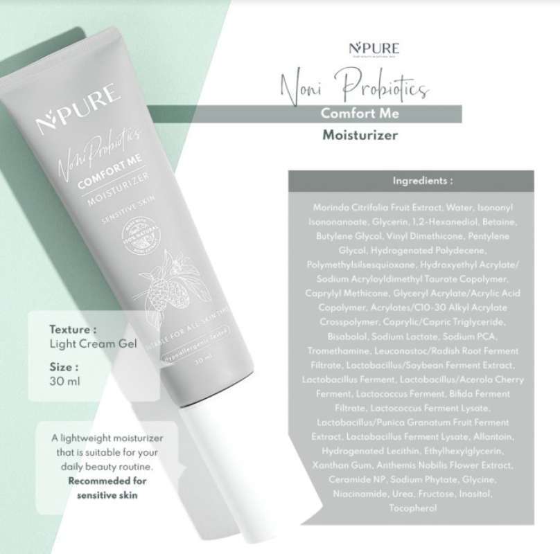 Jual Npure Noni Probiotics Comfort Me Moisturizer Di Seller Toko Ihsan ...