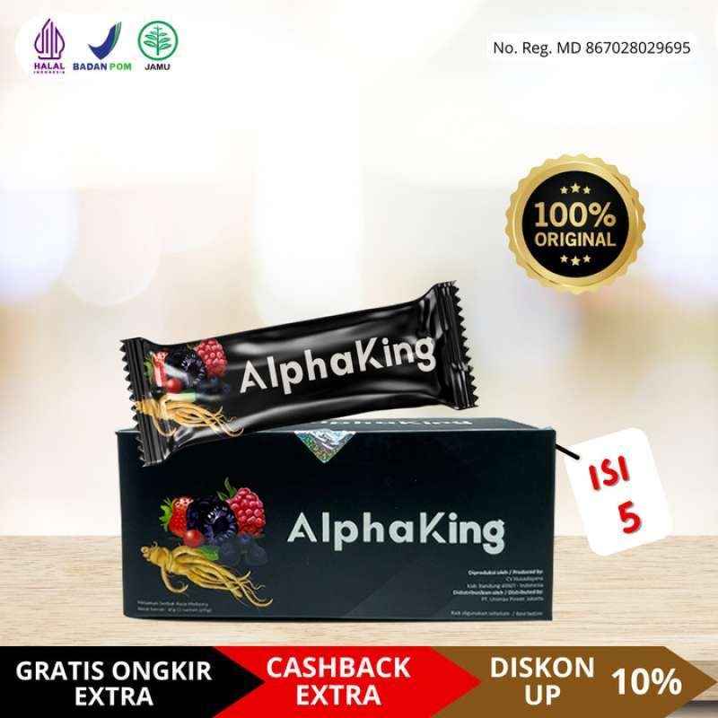 Promo Alpha King Herbal Ramuan Para Raja Untuk Pria Perkasa Diskon 33% ...