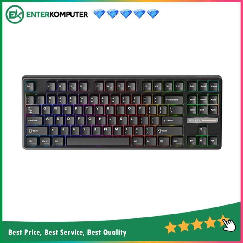 Jual 1stplayer Dk6.0 Black (tenkeyless) Gaming Mechanical Keyboard 87 Keys Layout (blue Switch ...