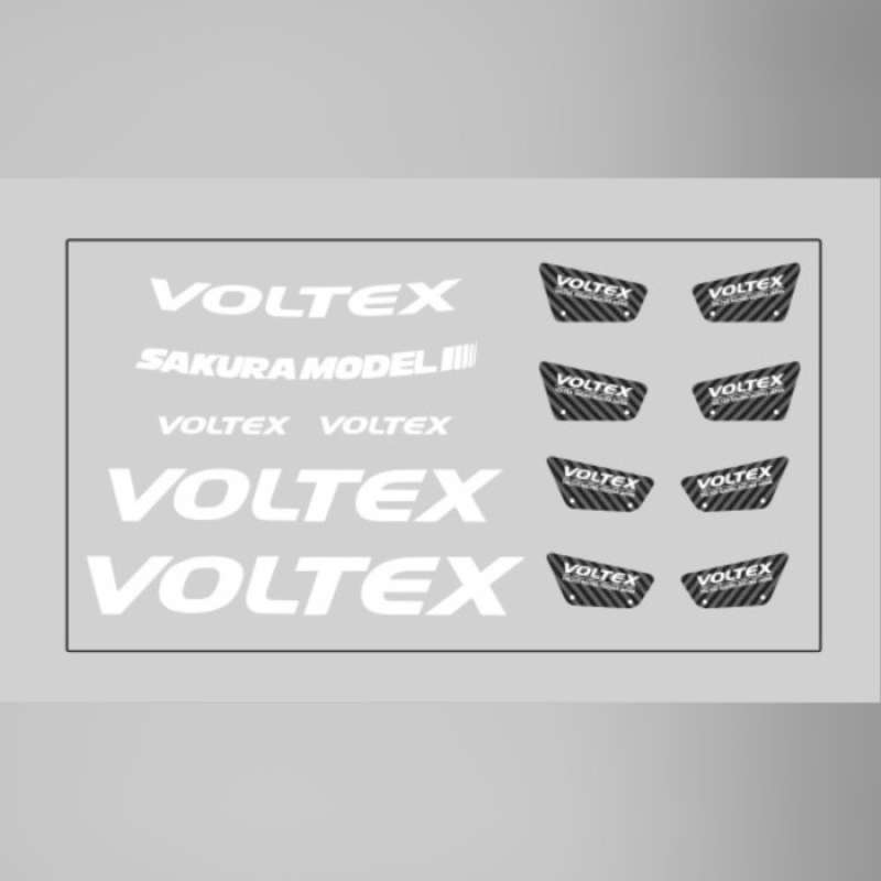 Jual Sakura Model Accessories Diecast 1:64 Spoiler Voltex Include Decal ...