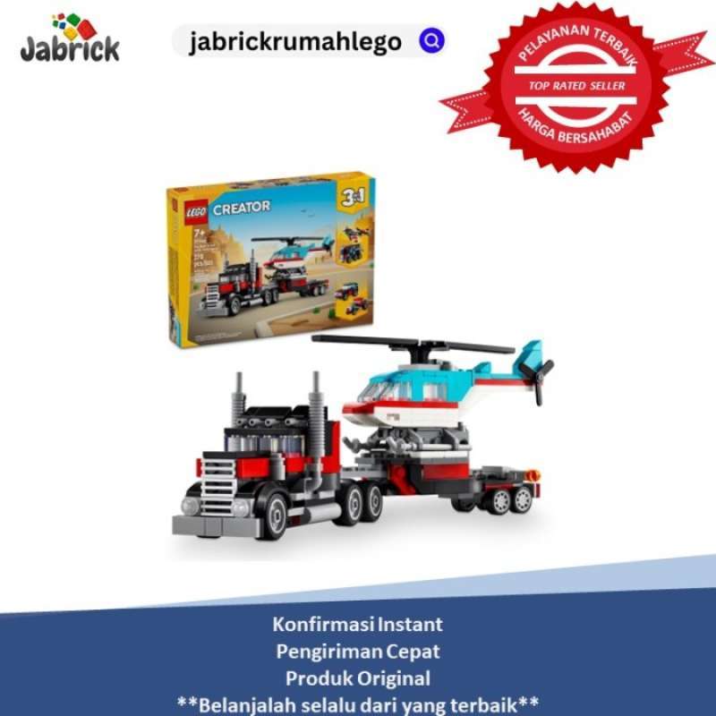 Jual Lego 31146 Creator Flatbed Truck With Helicopter Di Seller Kingyo ...