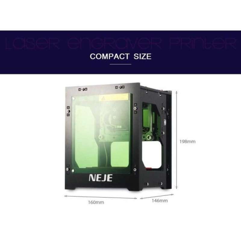 Jual Alat Mesin Laser Engrave Neje Ukir Logo Nama Grafir Kayu Kulit ...