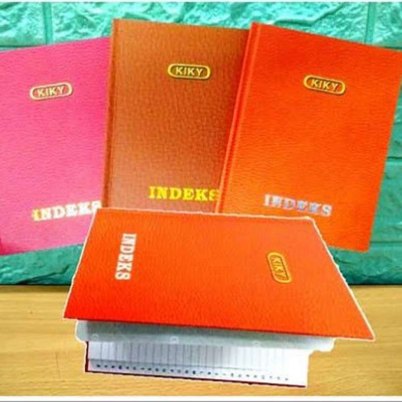 Jual Kiky Index Hardcover Book Buku Indeks Huruf Abjad Angka Kwarto ...