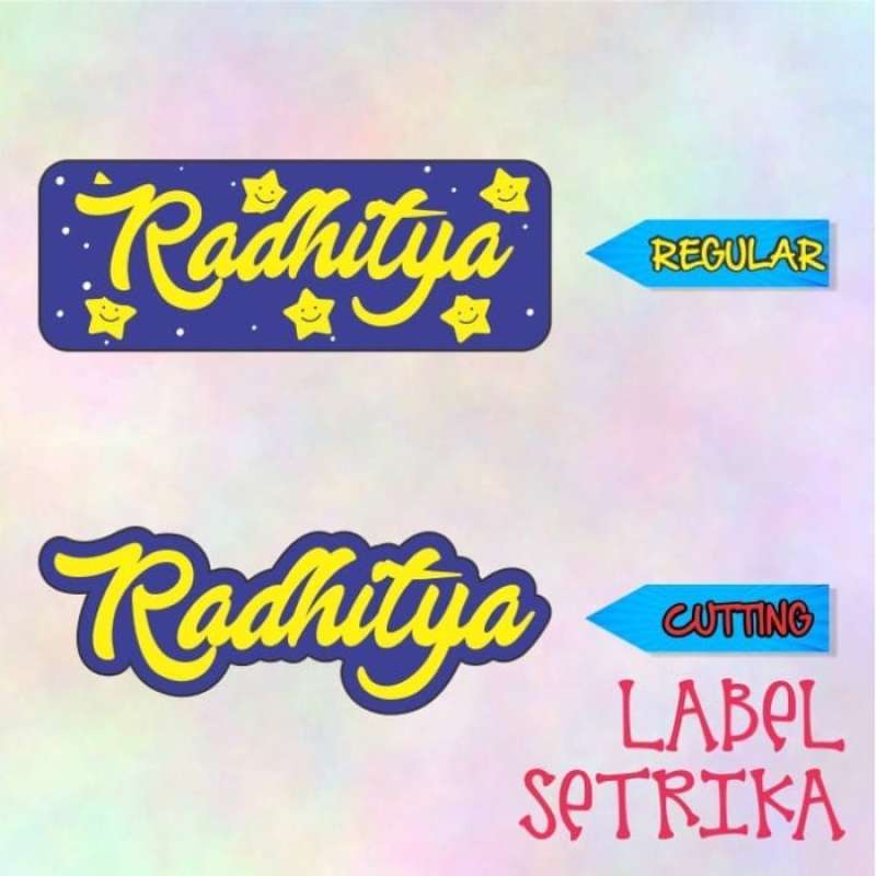 Jual Label Setrika Label Baju Label Nama Radhitya Di Seller Velvet ...