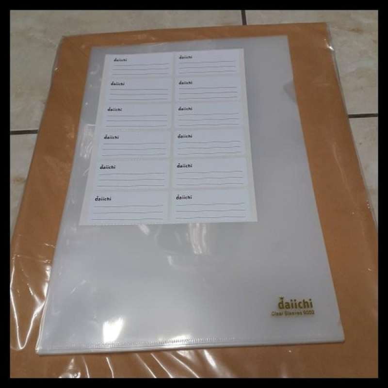 Jual Map L Daichi Ukuran Folio Atau A4 Warna Bening Per Lusin - A4 Di ...