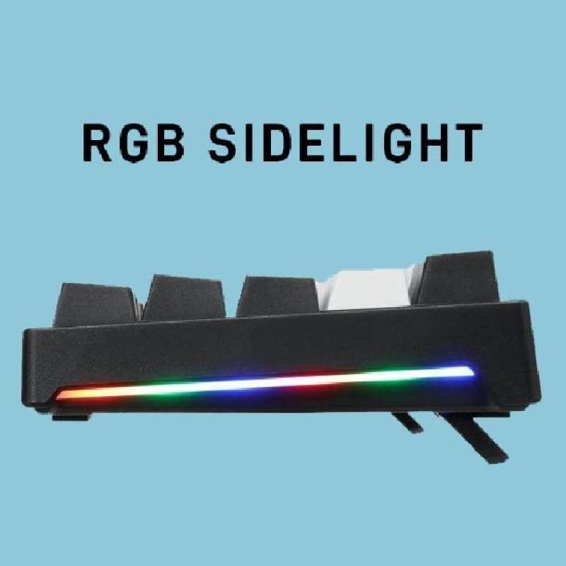 Jual Leaven K620 Mechanical Keyboard 60% - Blue Switch Putih Di Seller ...