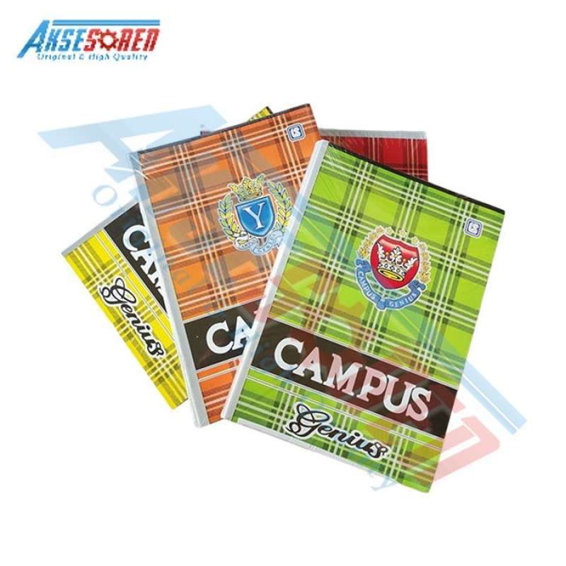 Jual Buku Tulis Campus Genius 42 Lembar [1 Pack/6 Buku] Boxy Kampus 1 ...