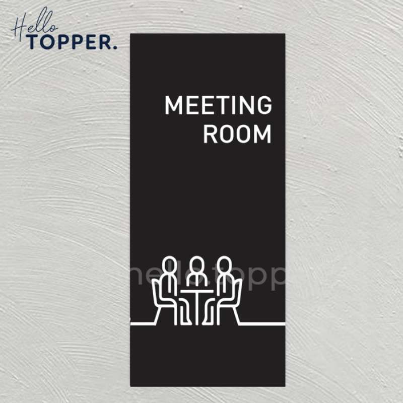 Jual Sign Label Akrilik Ruang Rapat Meeting Room Acrylic Signage Di ...