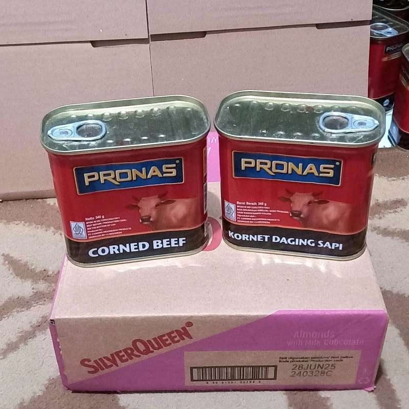 Promo Pronas Kornet Sapi 340gr Corned Beef Kemasan Kaleng Diskon 10% Di ...