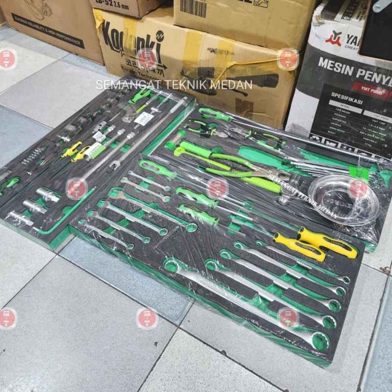 Jual 55pcs Eva Tray Perkakas Bengkel Toolset Yamaha Tools Set Tekiro 55 Pcs Di Seller Semangat ...