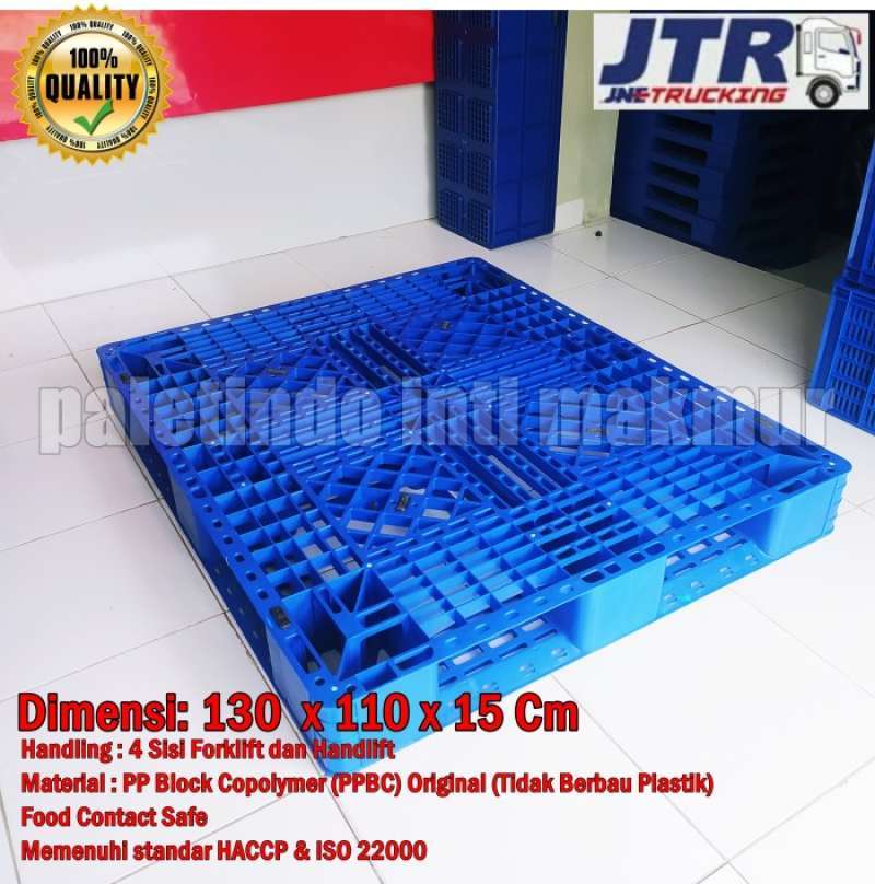 Jual Palet Plastik New Model 130 X 110 X 15 Cm Standar Haccp & Iso 2200 ...