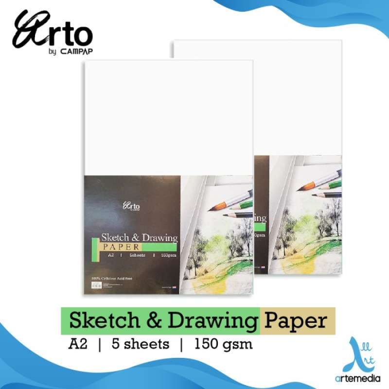 Jual Kertas Gambar Arto A2 Sketch And Drawing Paper Pack Di Seller ...
