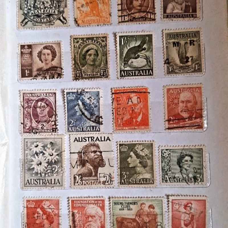 Jual Stamp Album Perangko Jadul Kuno Koleksi Original 100 % / 3 Album ...