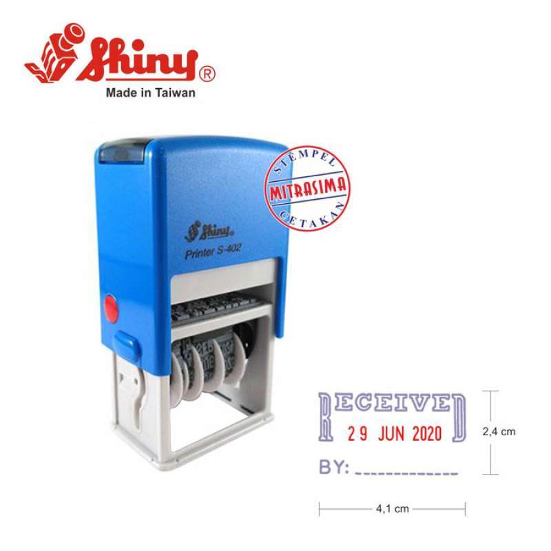 Jual Stempel Received Dengan Tanggal Shiny S-402 Self-inking - Paid Di Seller Kingyo ...