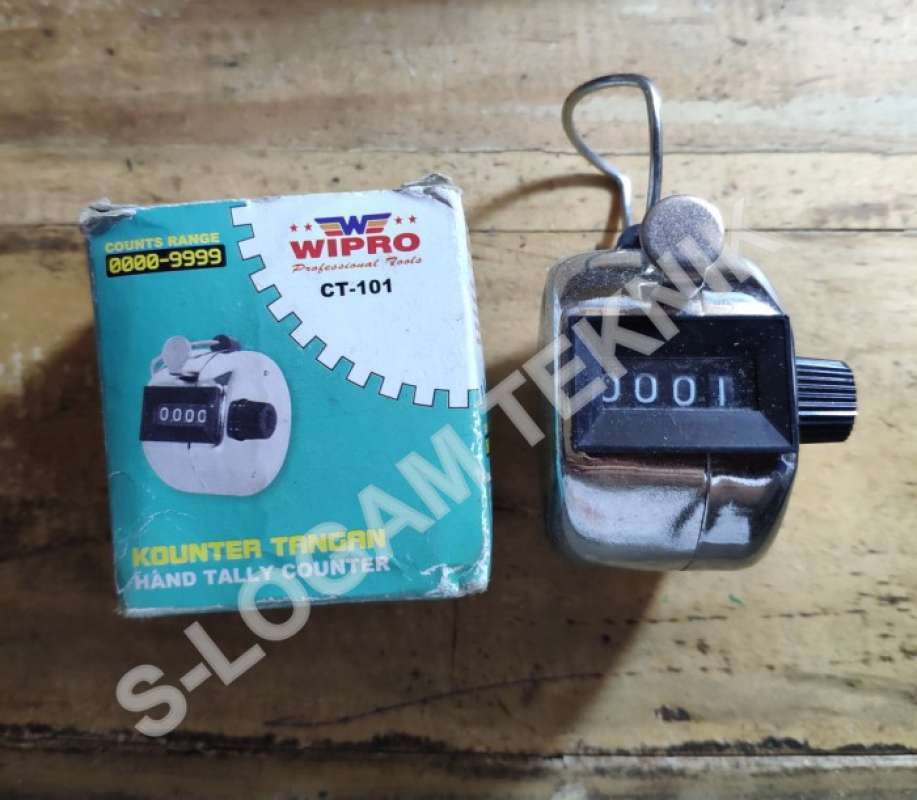 Jual Hand Tally Counter Wipro / Alat Penghitung Manual Finger Count 4 ...