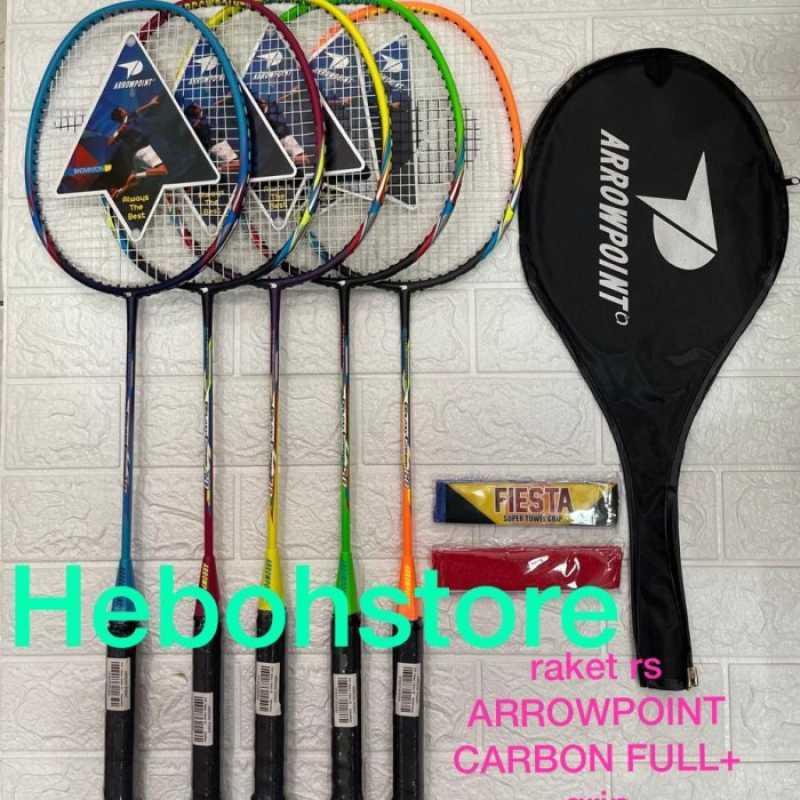 Jual Raket Rs Arrowpoint Galaxy Full Carbon 10/20/30/50/60 +tas+grip ...