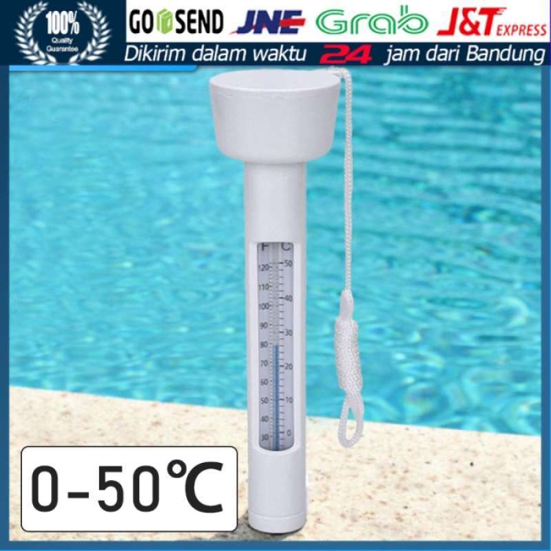 Jual Swimming Pool Floating Thermometer Termometer Air Kolam Renang Spa ...