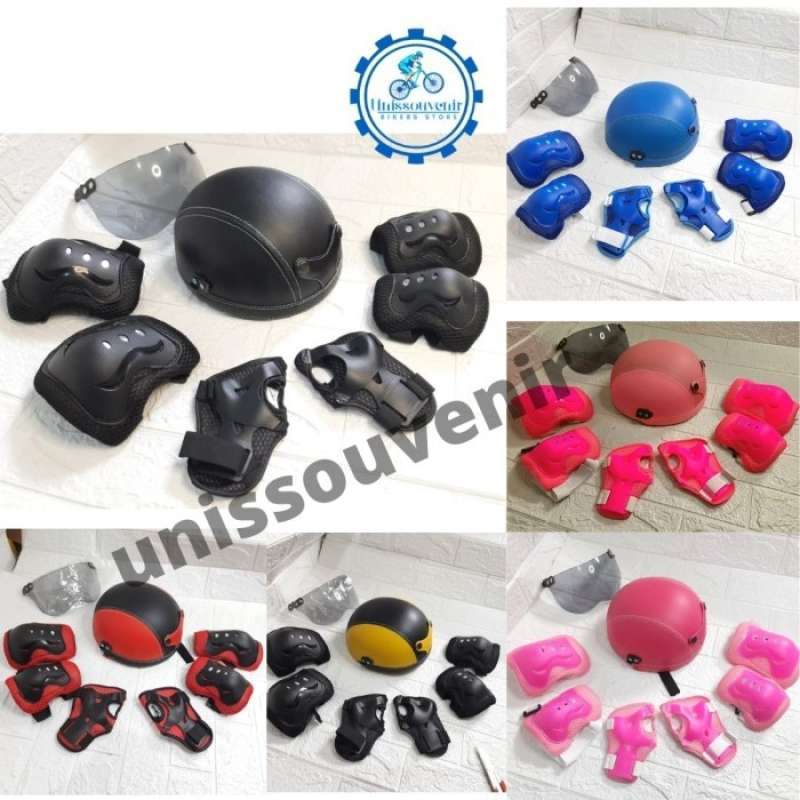 Jual [dijual] Helm Sepeda Anak Helm Inline Lengkap Body Protector Di ...