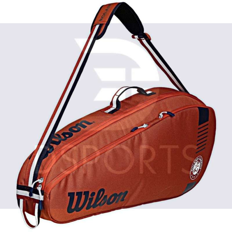 Jual Wilson Roland Garros Team 6 3 Pack Clay Rg Pk ( Tennis Bag Tas ...