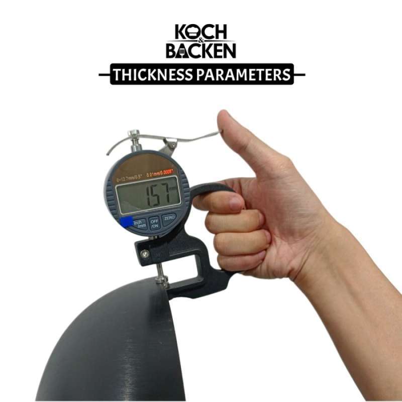 Promo Koch&backen Black Carbon Nitriding Wok 32cm-handle Kayu Pre ...