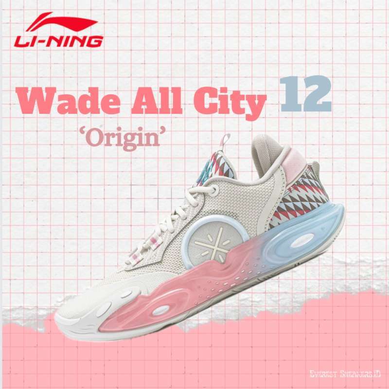 Promo Sepatu Basket Li-ning Way Of Wade All City 12 - White Blue ...