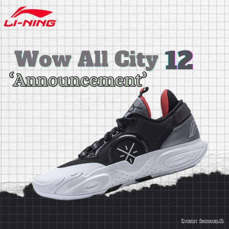 Promo Sepatu Basket Li-ning Way Of Wade All City 12 - White Blue ...