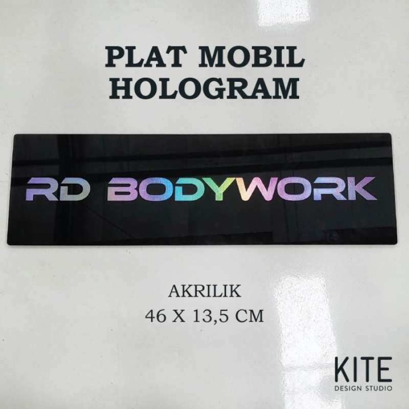 Jual Plat Nomor Mobil Hologram Custom License Plate Akrilik Holo ...