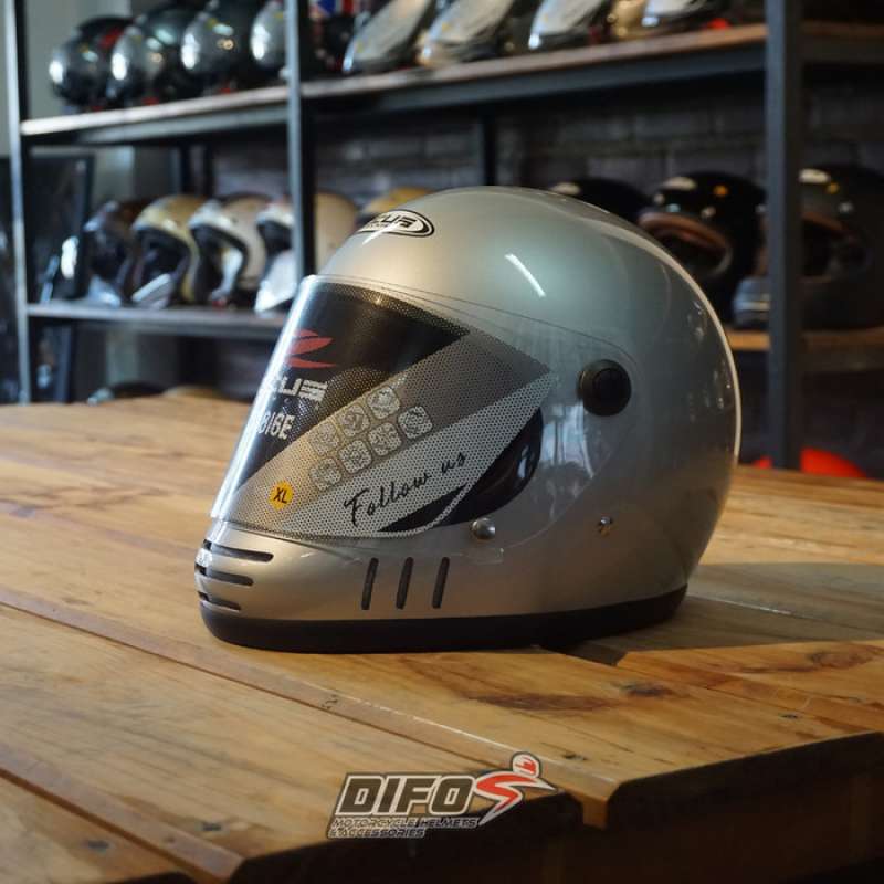 Jual Helm Full Face Retro Zeus Zs 816 E Flat Visor Di Seller Suzuka ...