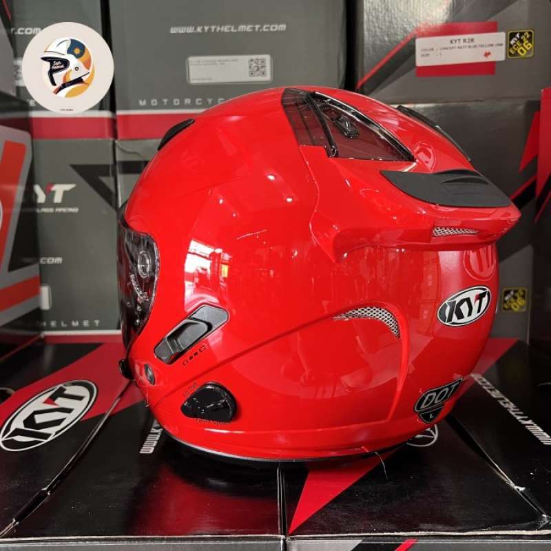 Jual Helm Half Face Kyt Galaxy Flat R Solid Polos Original Di Seller ...