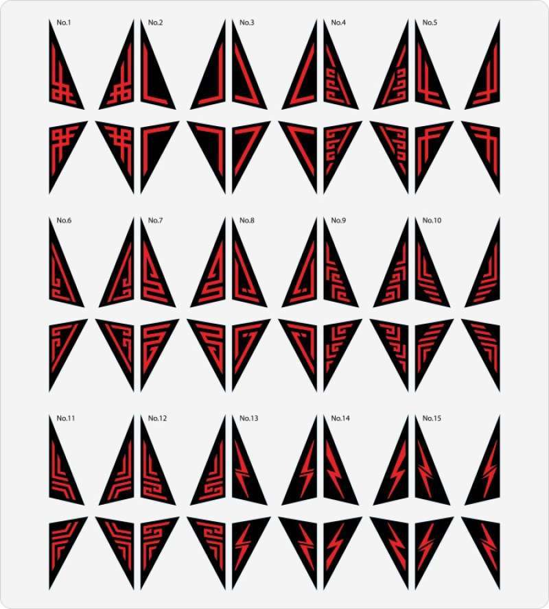 Jual Stiker-sticker Cover Lampu Belakang Mobil Stargazer Warna Hitam ...