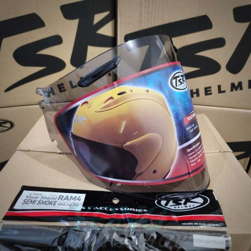 Jual Visor Tsr Light Smoke / Dark Smoke Kaca Ram 4 Ram 5 Original 100% ...
