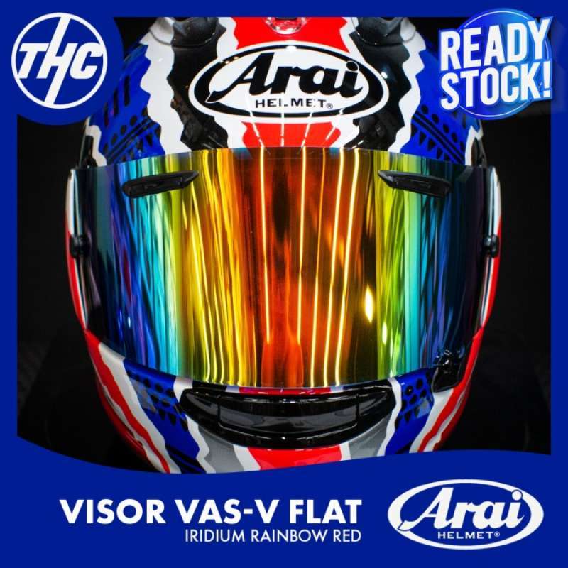 Jual Visor Vas Flat Iridium Rainbow Rx-7x Rx7x Astral X Astro Gx Rapid Neo - Rainbow Red Di ...