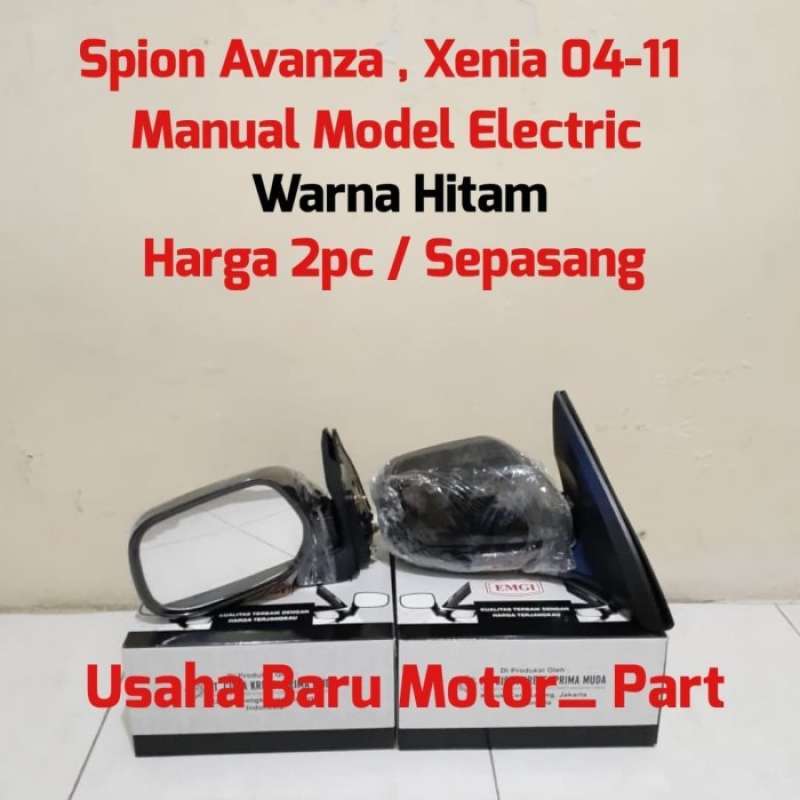 Jual Spion Avanza , Xenia 04-11 Manual Model Electric Hitam 2pc Di Seller Regstore - Cengkareng ...