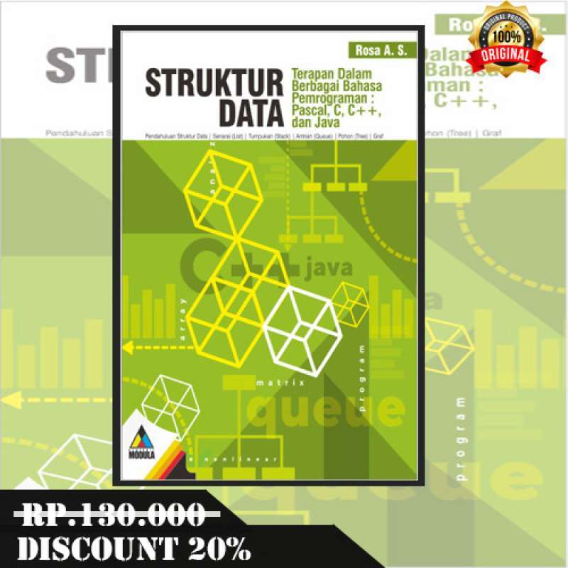 Promo Termurah 100% Original Buku Struktur Data Terapan Dalam Berbagai ...