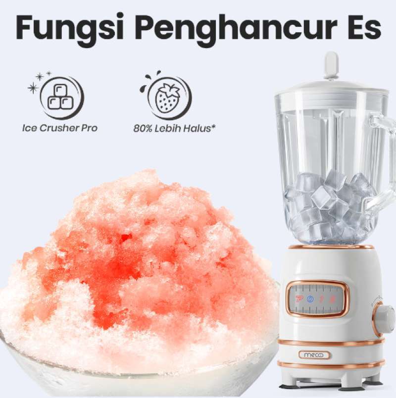 Promo Baru Blender Mecoo 4 In 1 Multi Fungsi Wadah Kaca Low Watt ...