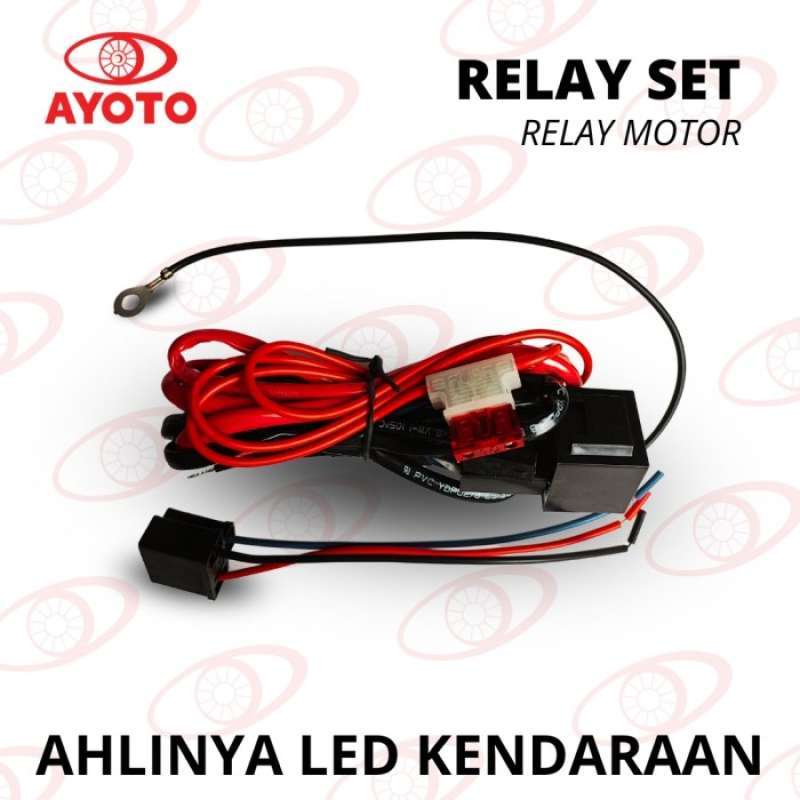 Promo Kabel Relay Set Ayoto Lampu Mobil & Motor Led & Hid & Biled - 1pc ...