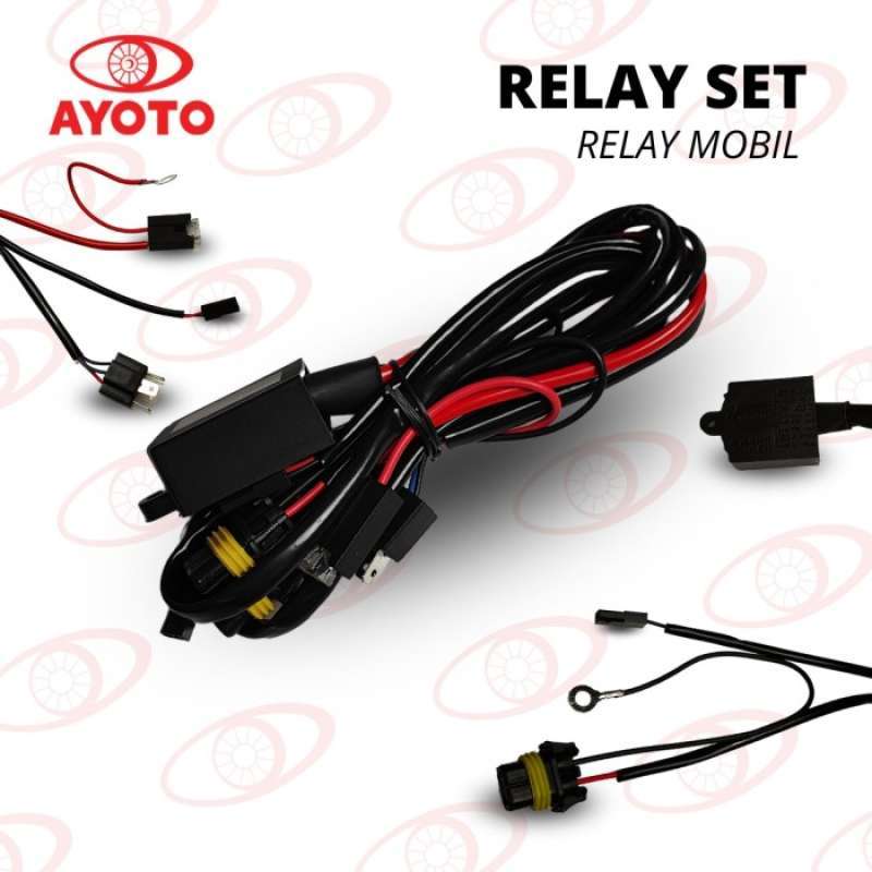Promo Kabel Relay Set Ayoto Lampu Mobil & Motor Led & Hid & Biled - 1pc ...