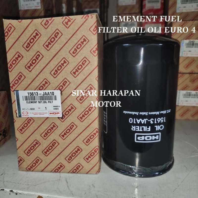 Promo New Filter Oil Genuine 15613-jaa10 Element Filter Oli Untuk Hino ...