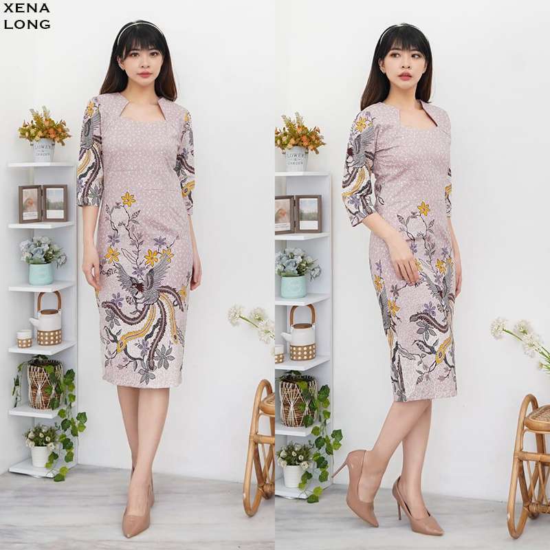 Long Dress Batik Elegant