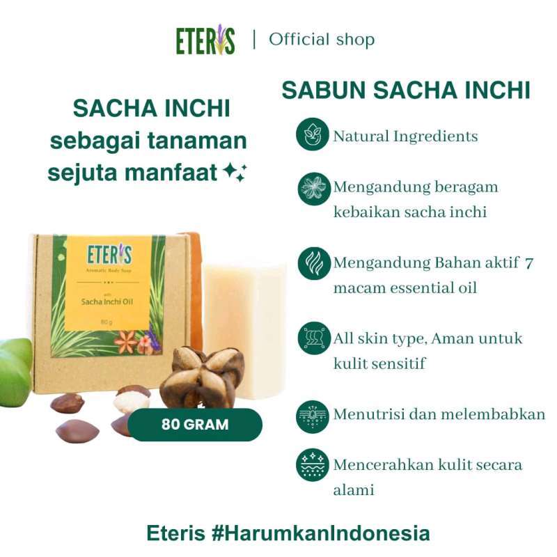 Jual Sabun Aromatic With Sacha Inci Oil Di Seller Eteris - Cihideung ...