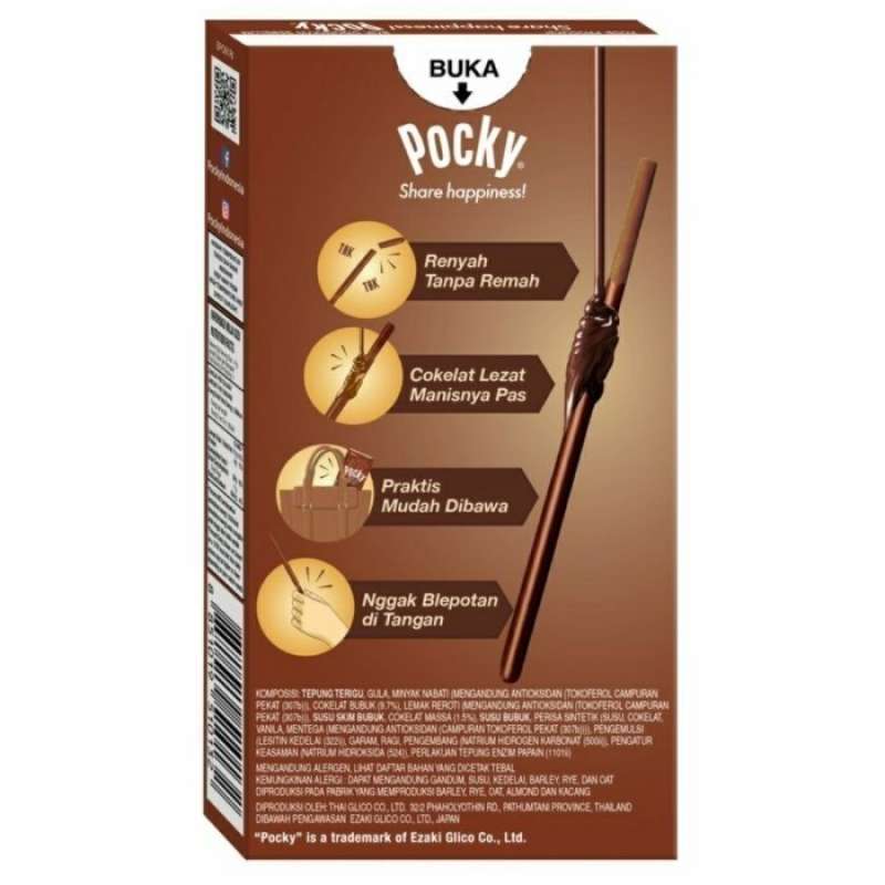 Promo Glico Pocky Biskuit Dobel Cokelat Stik | Double Choco Flavour ...