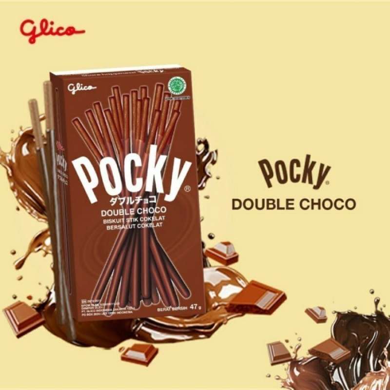 Promo Glico Pocky Biskuit Dobel Cokelat Stik | Double Choco Flavour ...