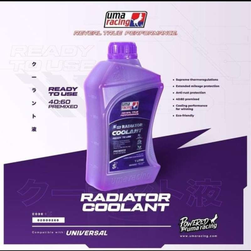 Jual Air Radiator Uma Racing 1 Liter - Uma Premix Radiator Coolant Di ...
