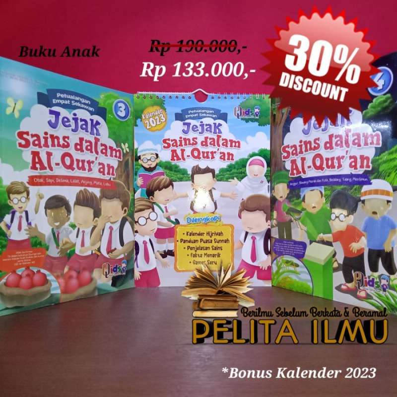 Promo Buku Anak Petualangan Empat Sekawan : Jejak Sains Dalam Al-qur'an 3-4 Diskon 23% Di Seller ...